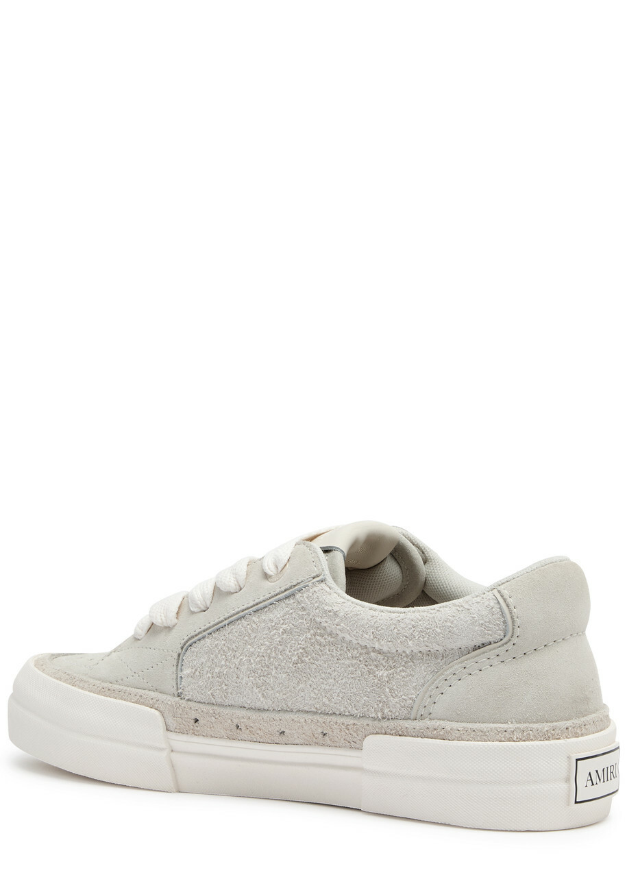 Amiri Sunset Panelled Suede Sneakers Beige Amiri