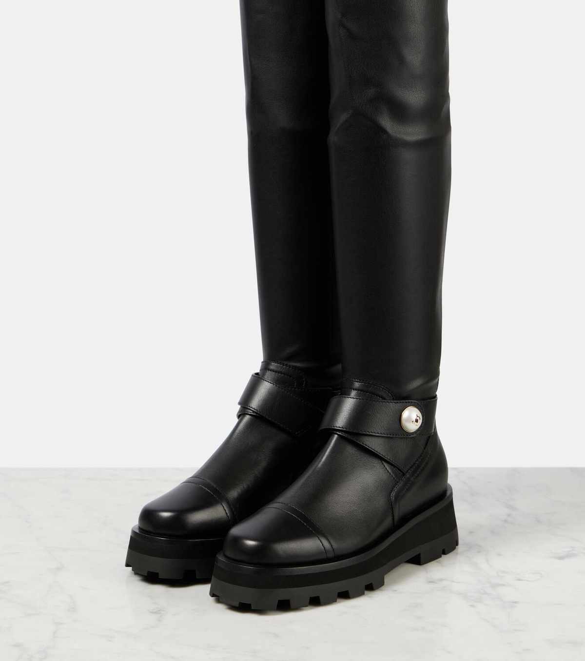 Jimmy Choo Meena leather over-the-knee boots Jimmy Choo