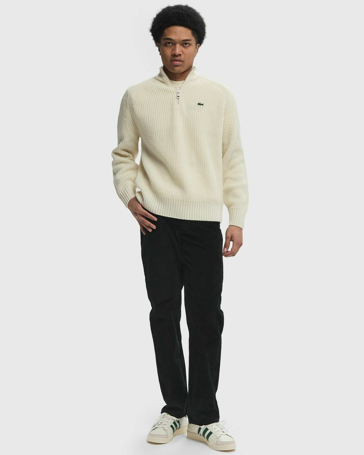 Lacoste TRICOT Beige Mens Pullover Lacoste