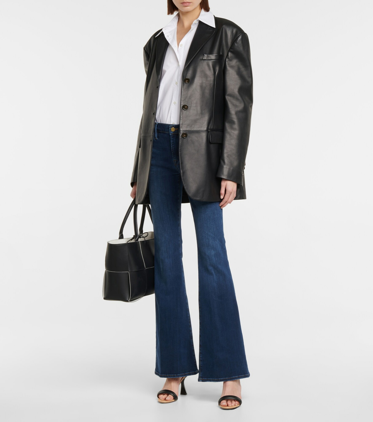 Frame - Le High Flare high-rise jeans Frame Denim