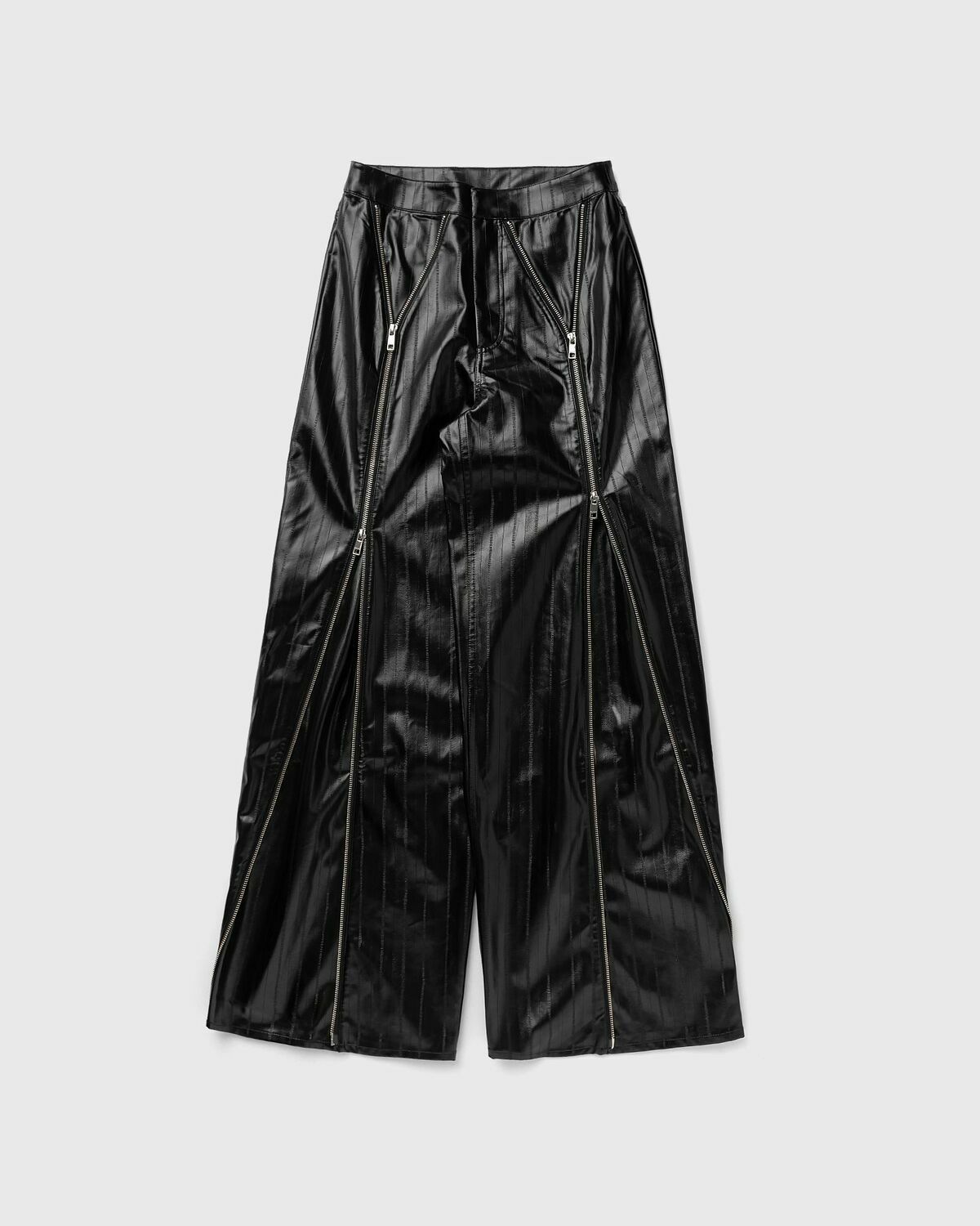 Rotate Birger Christensen Pants With Zip Details Black Casual Pants ...
