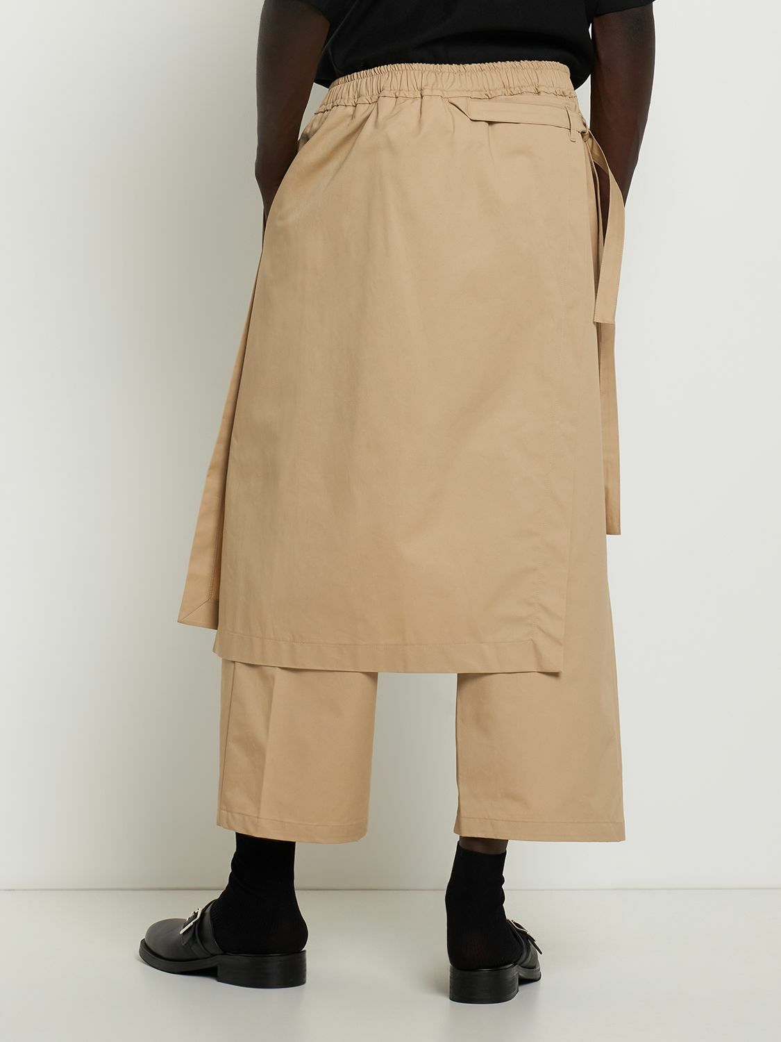 THE FRANKIE SHOP Cotton Wraparound Pants The Frankie Shop