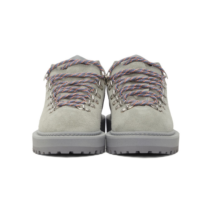 Diemme Grey Suede Monfumo Low Sneakers Diemme