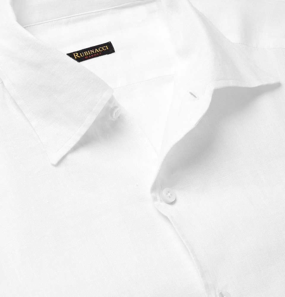 Rubinacci - Linen Shirt - White Rubinacci