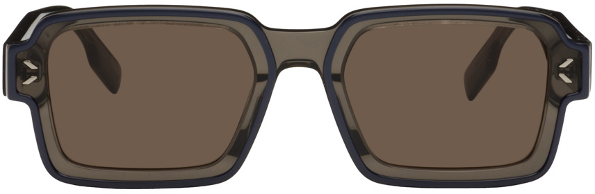 MCQ Brown Square Sunglasses McQ Alexander McQueen