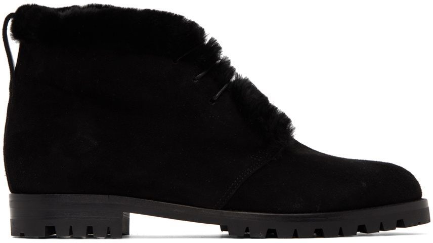 Manolo Blahnik Black Mircus Ankle Boots Manolo Blahnik