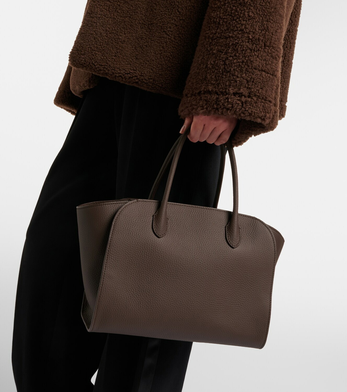 The Row Marlo 12 leather tote bag The Row