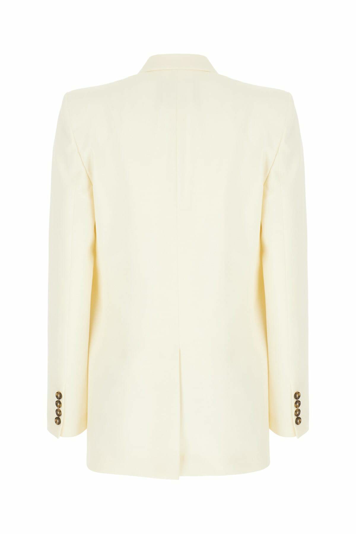 MSGM Ivory Stretch Wool Blazer MSGM