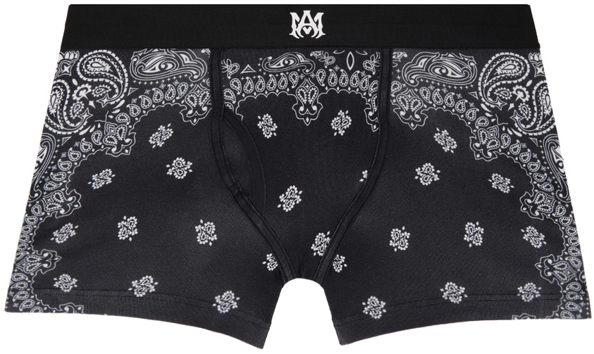 AMIRI Black Bandana Boxers Amiri