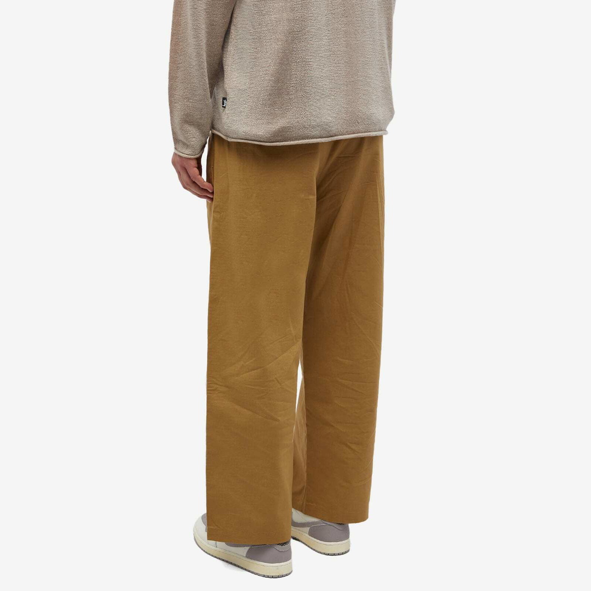 Checks Downtown Men's Triple Pleat Pant in Biscuit Checks Downtown