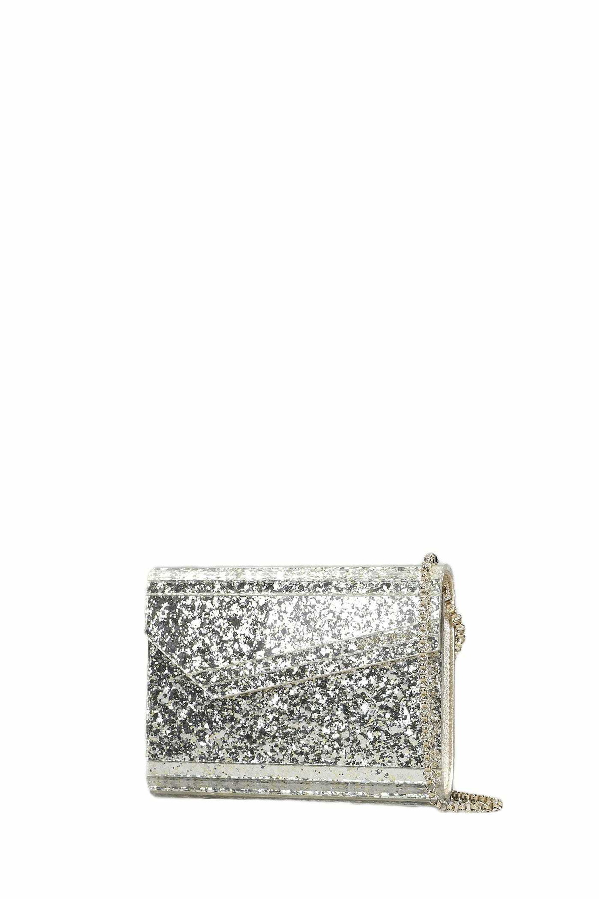 Jimmy Choo Candy Clutch In Silver Acrylic Jimmy Choo