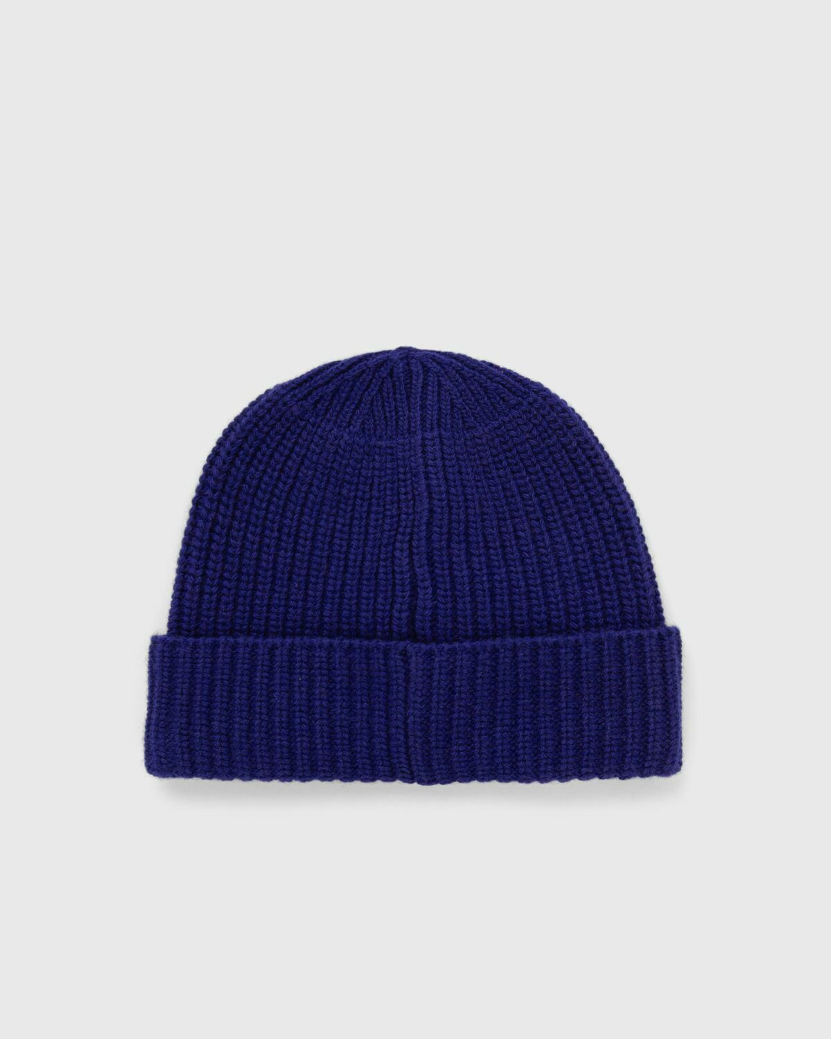 Stone Island Cap Geelong Wool Blue Beanies Stone Island