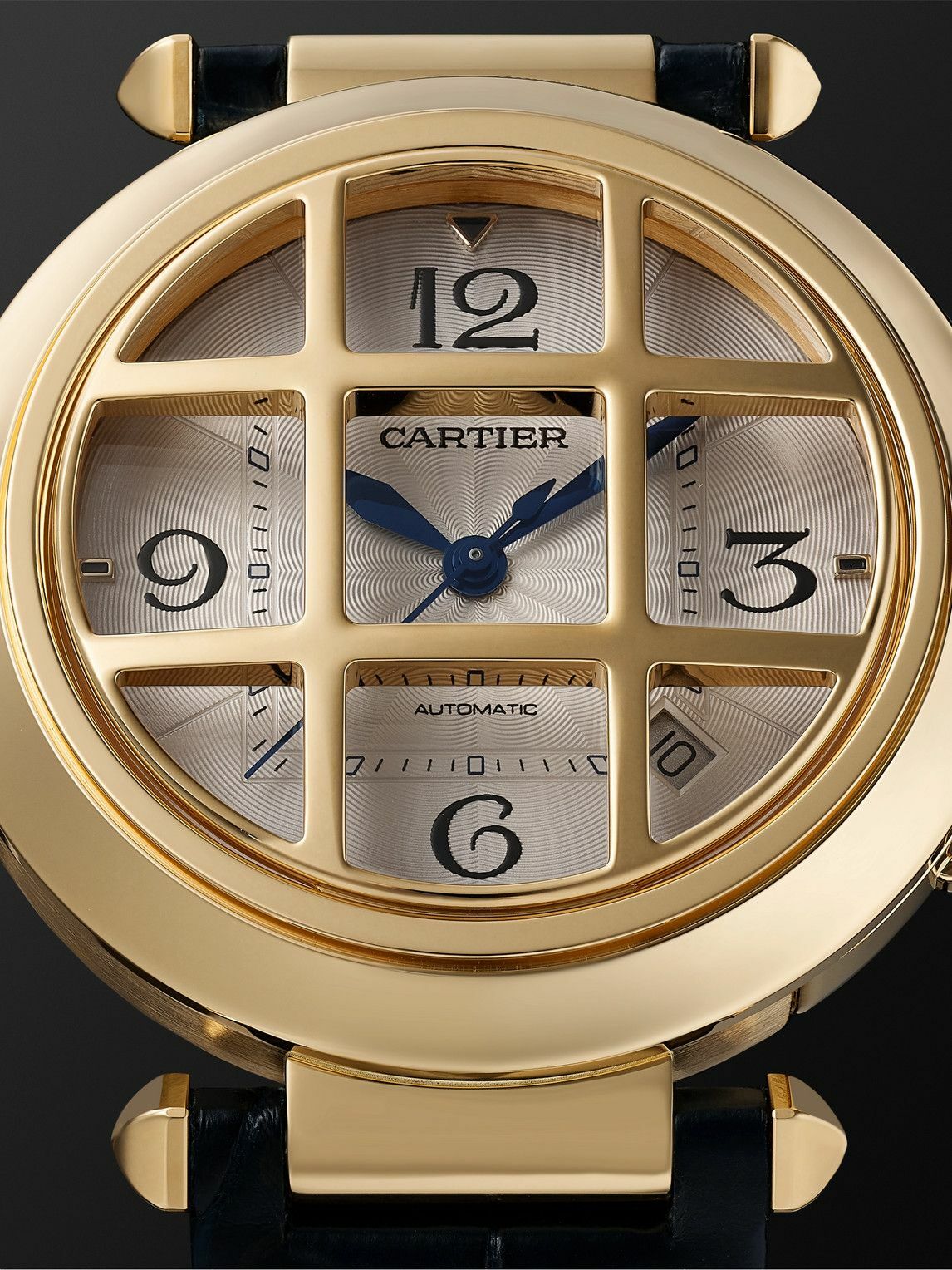 Cartier - Pasha de Cartier Grille Automatic 41mm 18-Karat Gold and ...