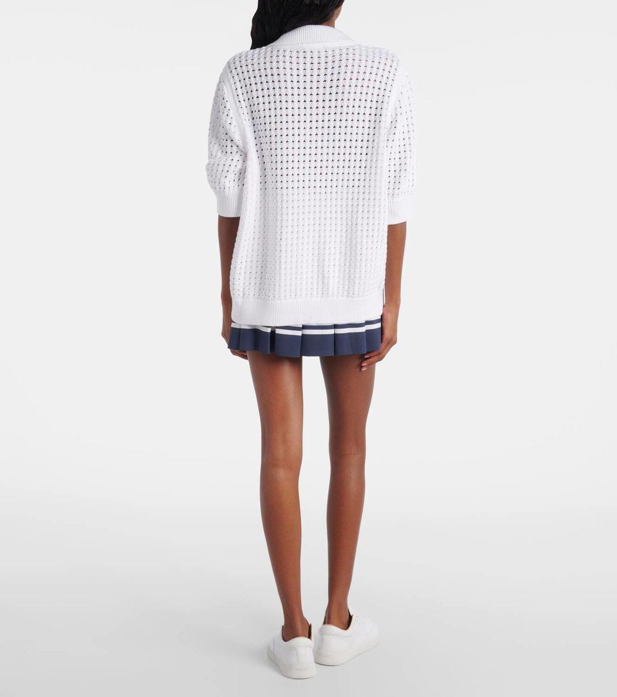 Varley Ellie open-knit cotton cardigan Varley