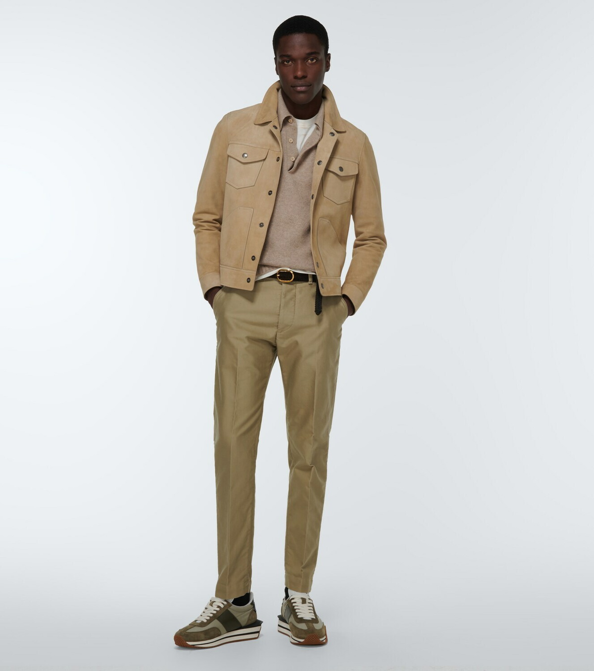 Tom Ford James suede low-top sneakers TOM FORD