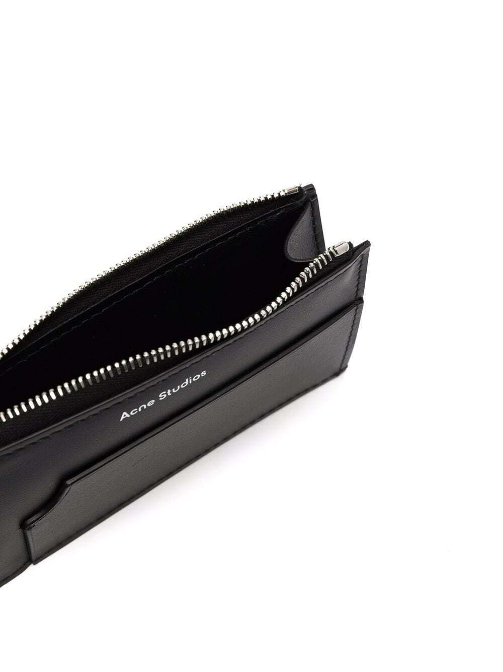 ACNE STUDIOS - Leather Zipped Wallet Acne Studios