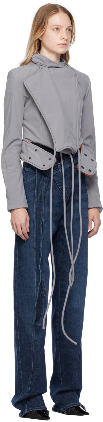 Ottolinger Gray Extended Trim Jacket Ottolinger