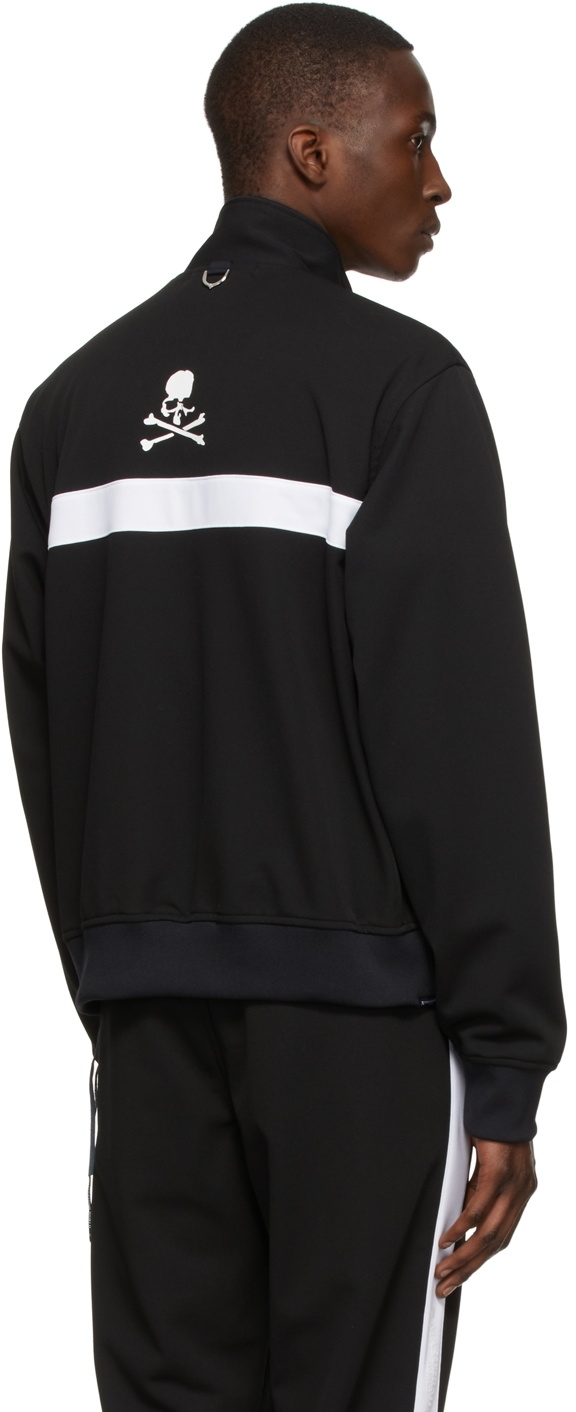 mastermind WORLD Black Polyester Track Jacket MASTERMIND WORLD