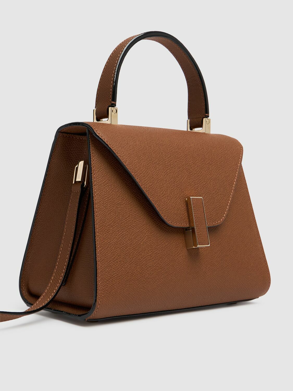 VALEXTRA Mini Iside Leather Top Handle Bag Valextra