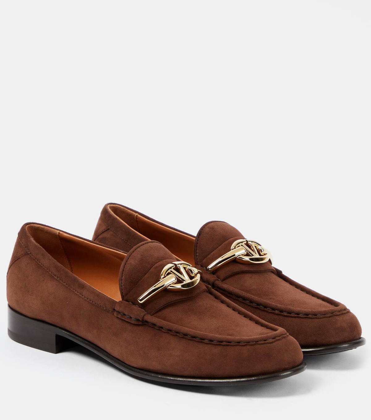 Valentino Garavani VLogo Gate suede loafers Valentino Garavani