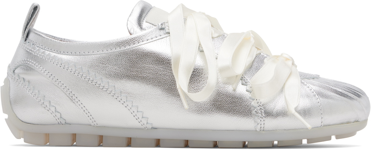 Simone Rocha Silver Ballerina Grip Sneakers Simone Rocha