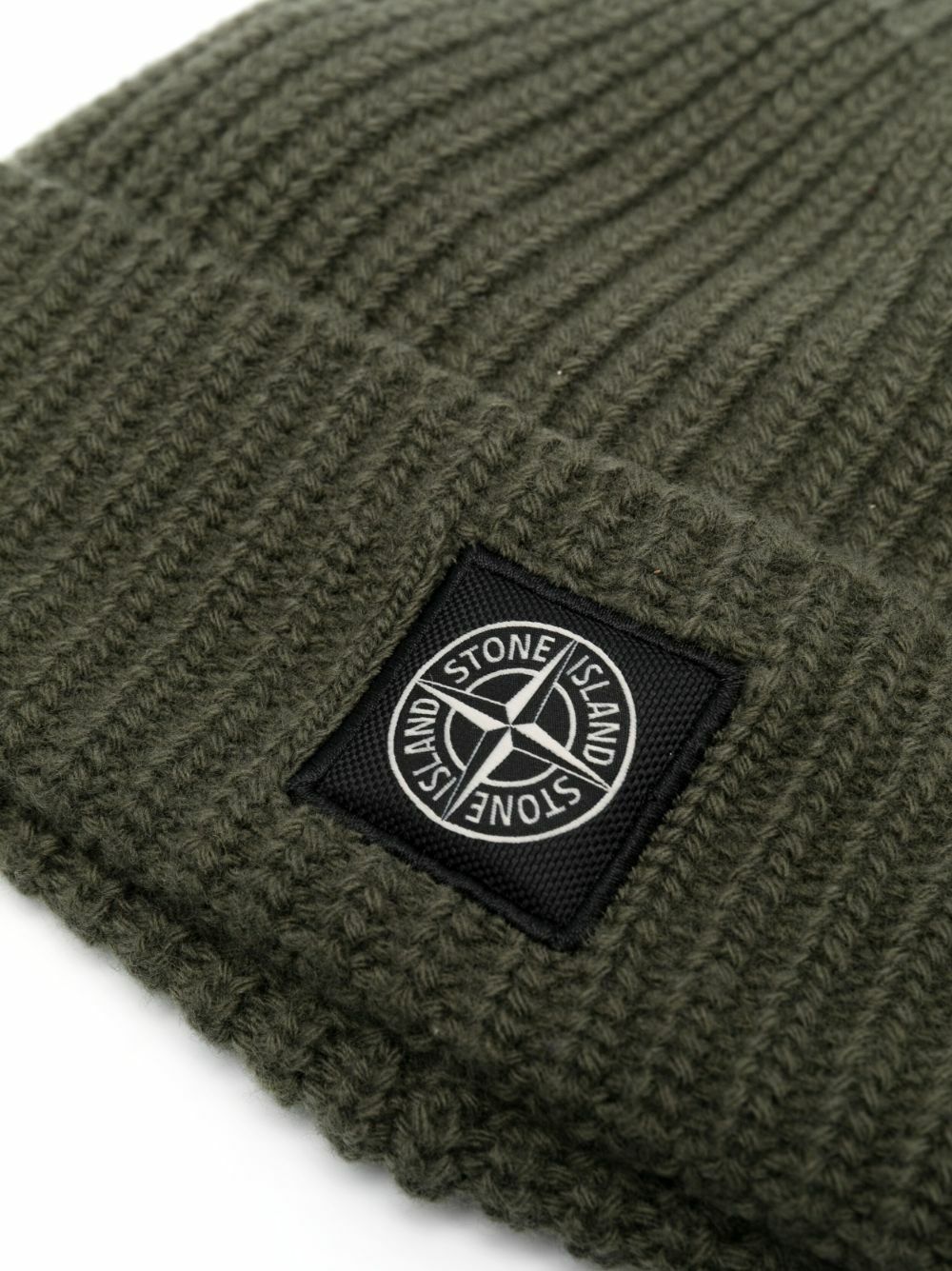 STONE ISLAND - Wool Hat With Logo Stone Island