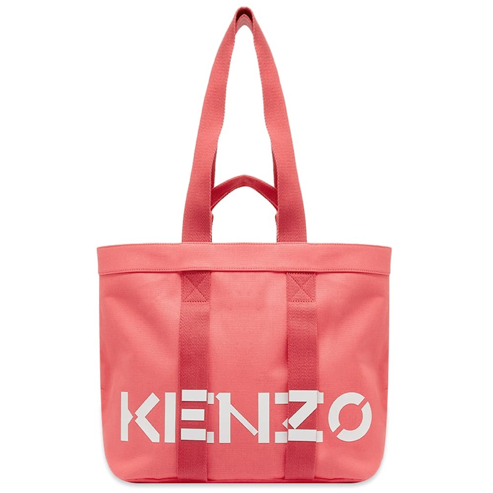 Kenzo Women's Large Logo Tote Bag in Coral Kenzo