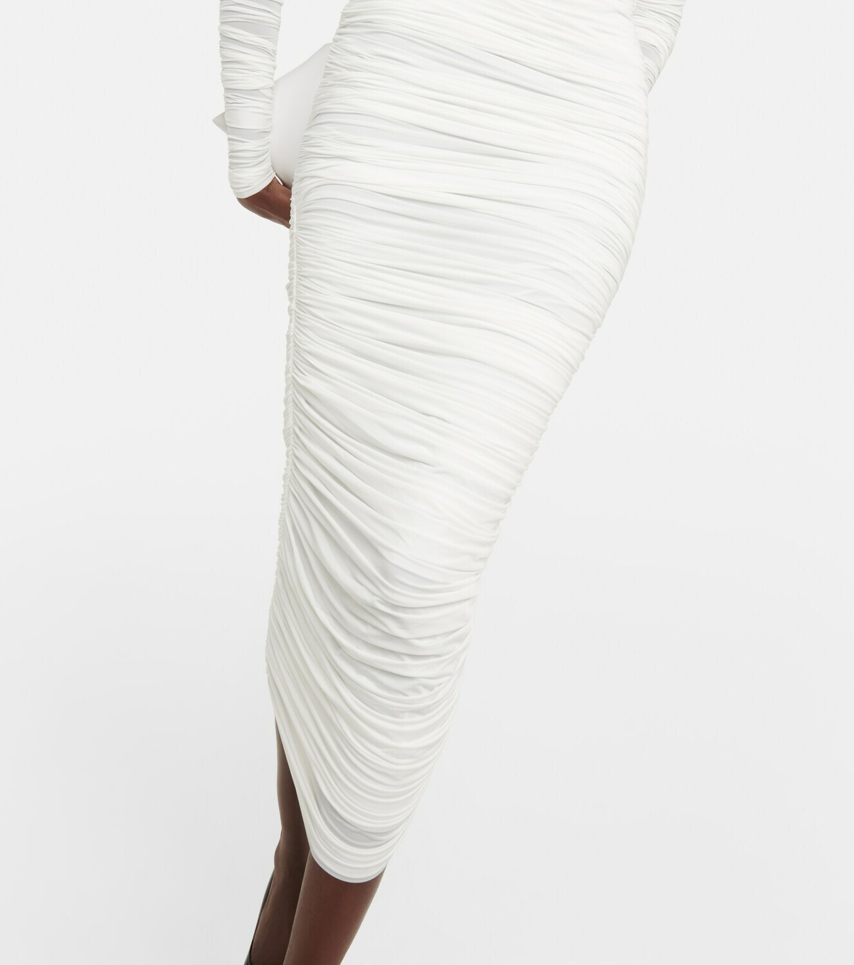 Alex Perry Sterling off-shoulder midi dress Alex Perry