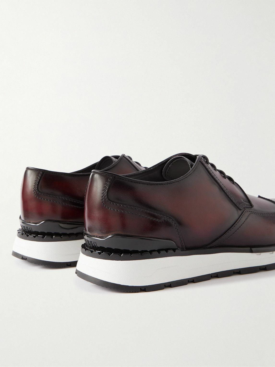 Berluti - Venezia Leather Sneakers - Burgundy Berluti