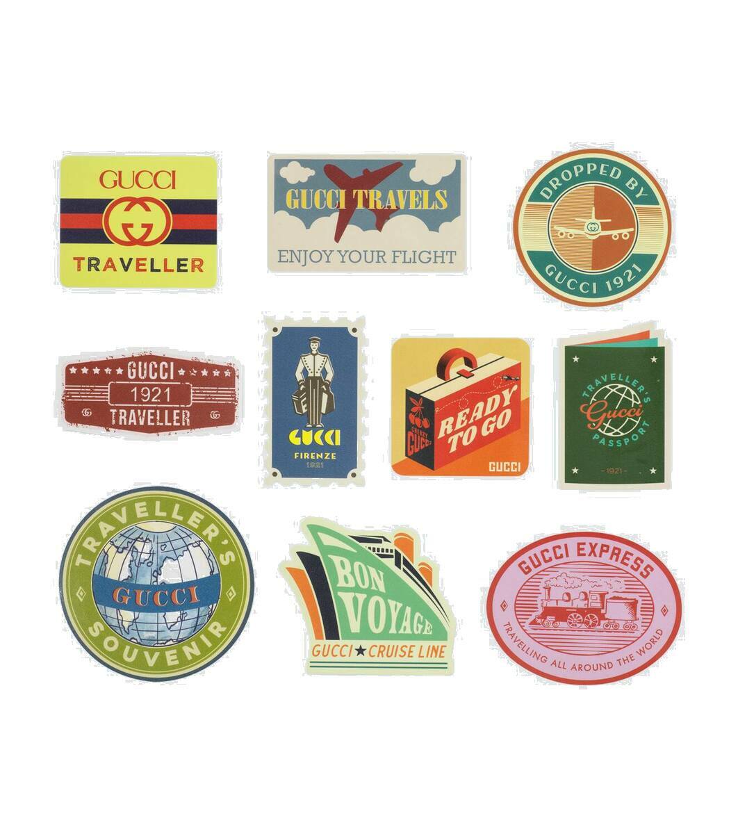 Gucci Gucci Traveller set of 10 luggage stickers Gucci