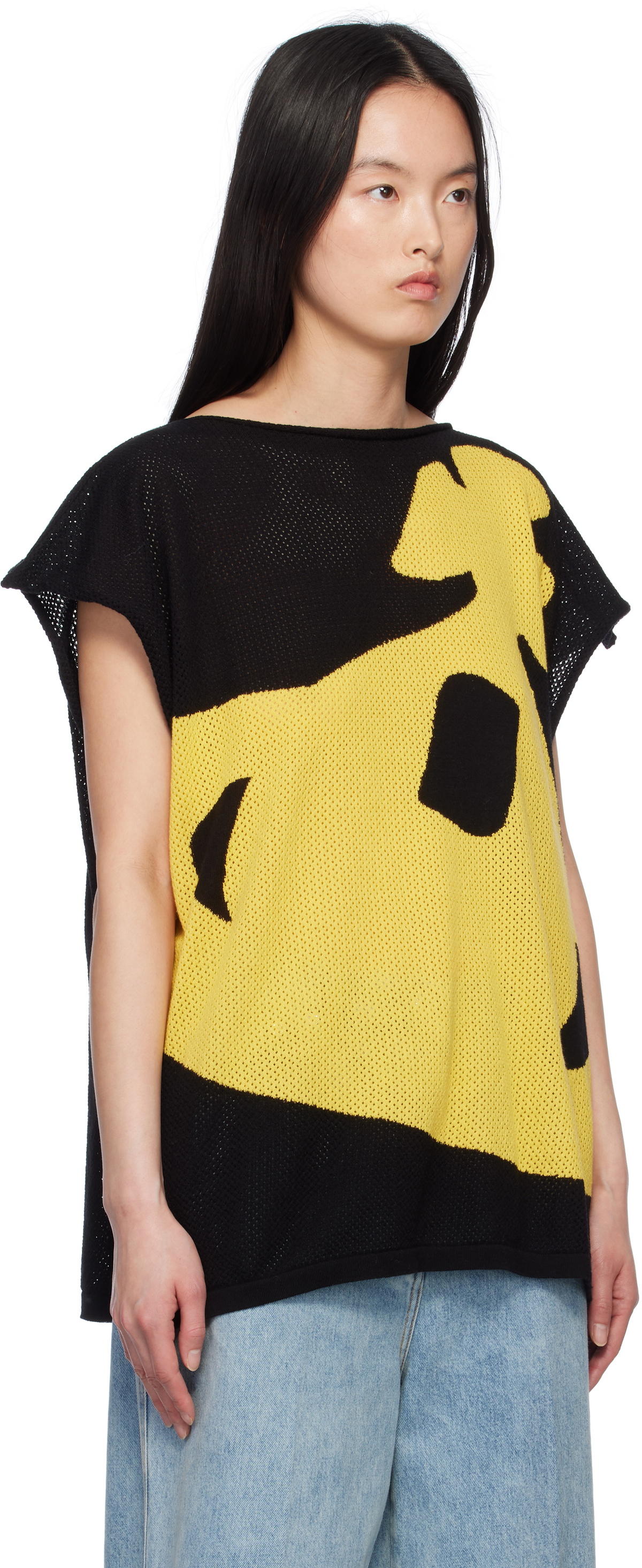 Vivienne Westwood Black Intarsia Pixel Orb T-shirt Vivienne Westwood
