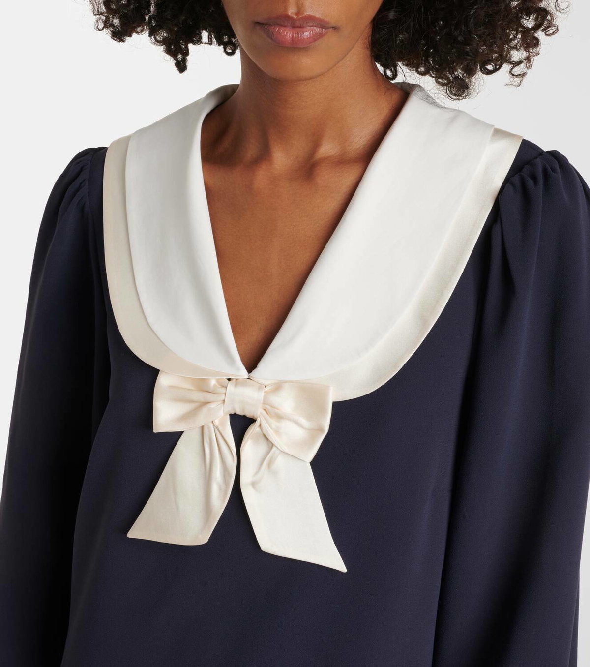 Rixo Halina bow-detail minidress Rixo