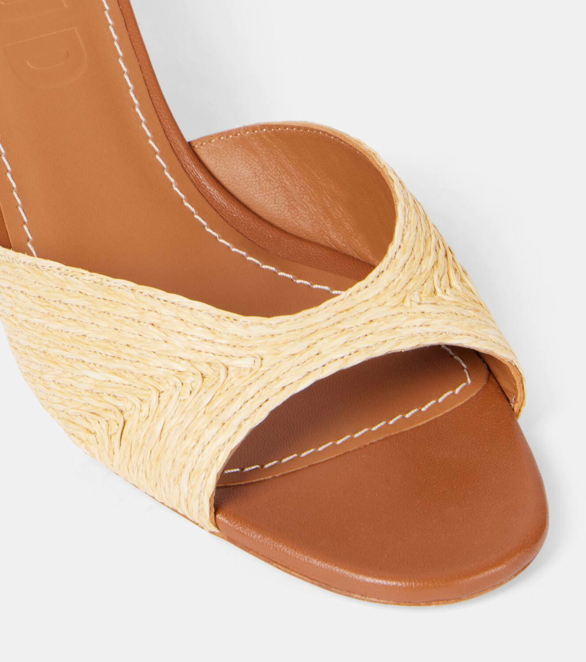 Staud Brigitte 55 leather-lined mules Staud