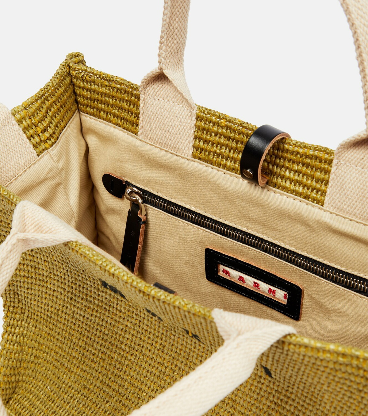 Marni - Logo Small fabric tote Marni