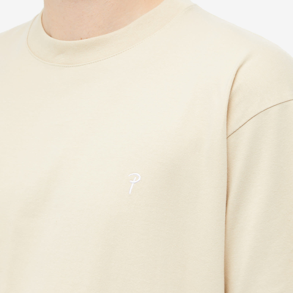Patta Men's Basic Script P T-Shirt in Cement Patta