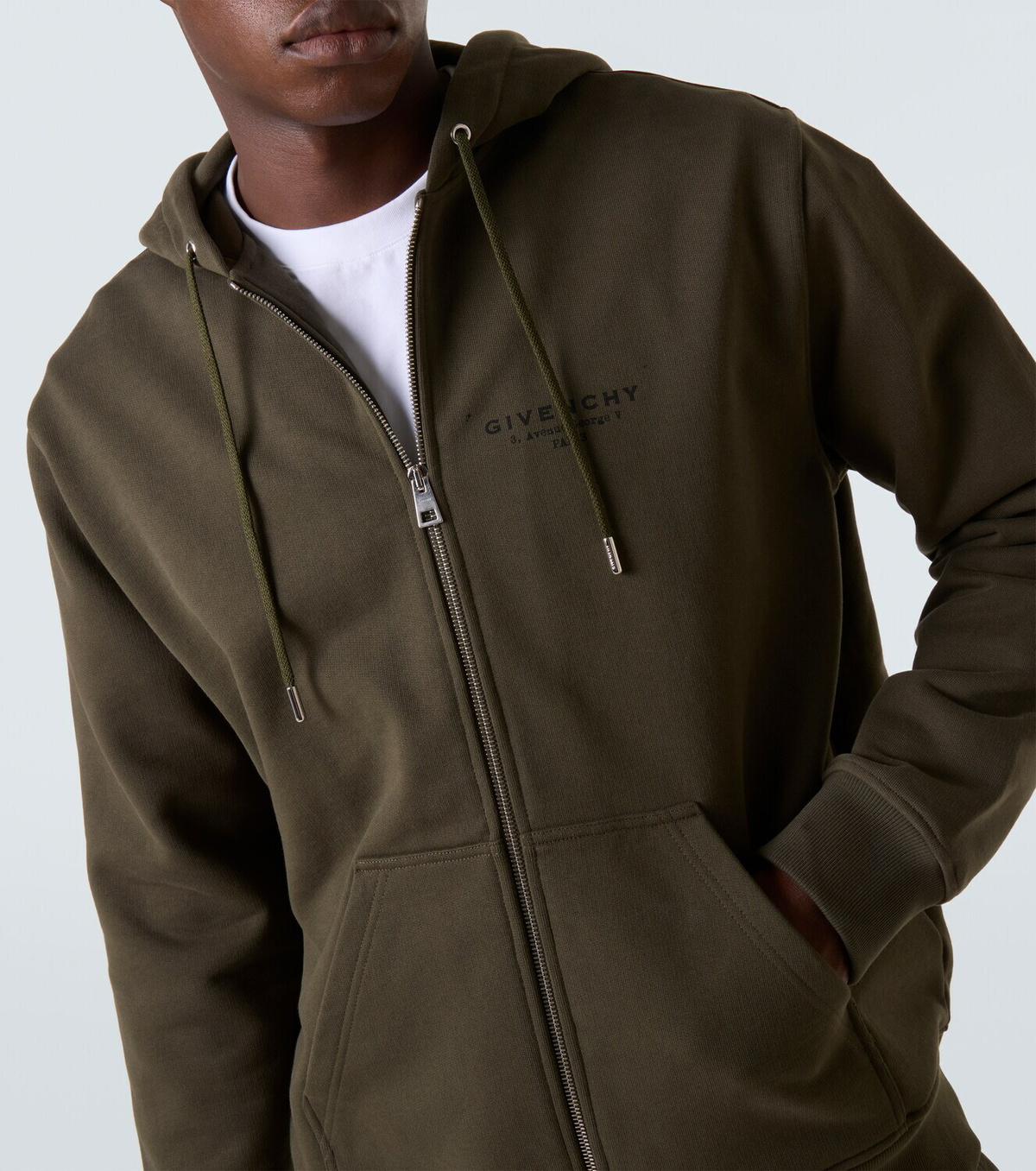Givenchy Givenchy Stamp cotton fleece hoodie Givenchy