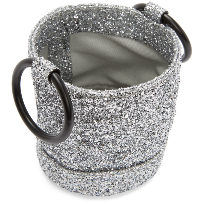 Simon Miller Silver Glitter Small Bonsai 15 Bag Simon Miller