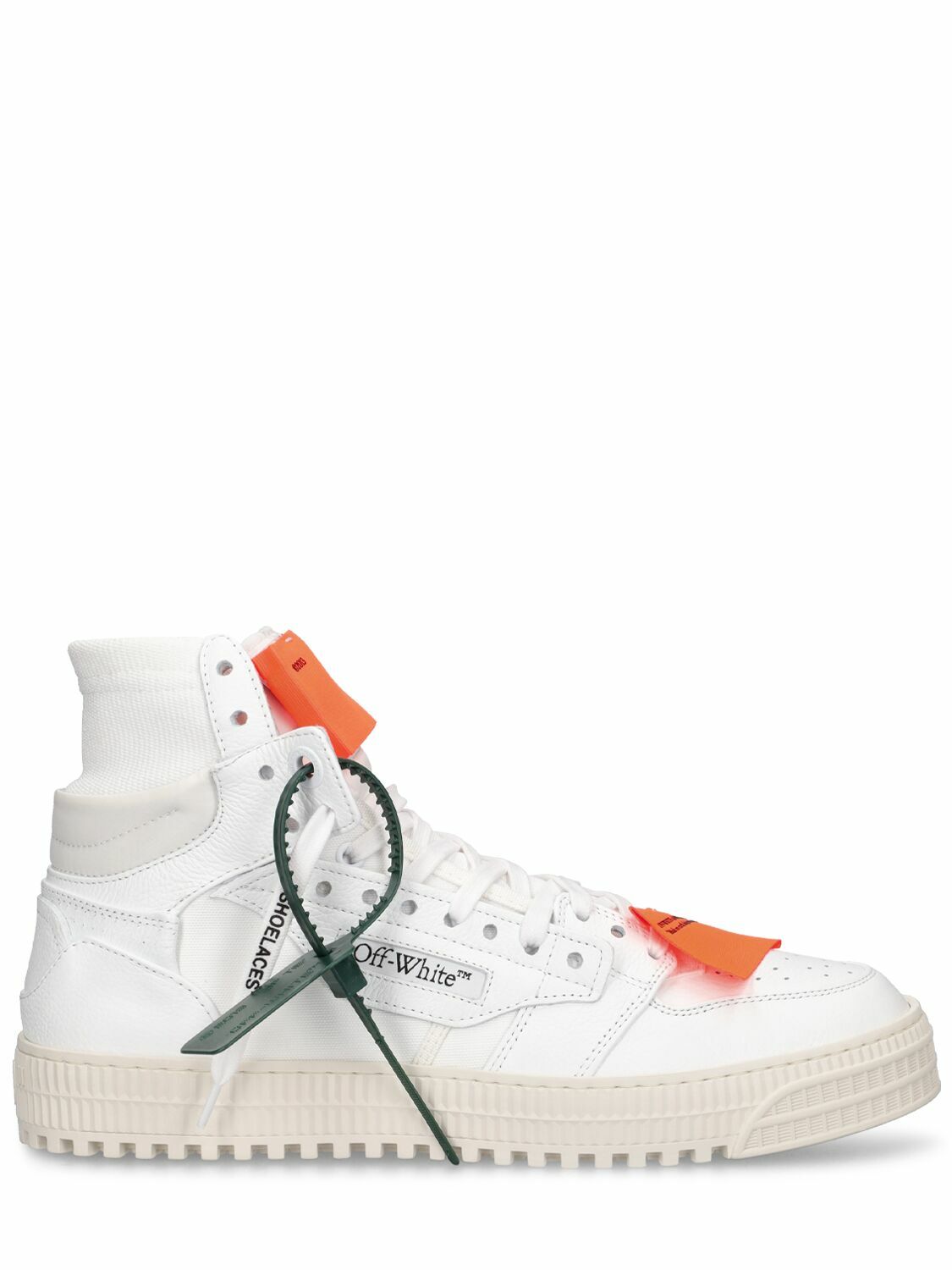 OFF-WHITE - 3.0 Off Court Leather Sneakers Off-White