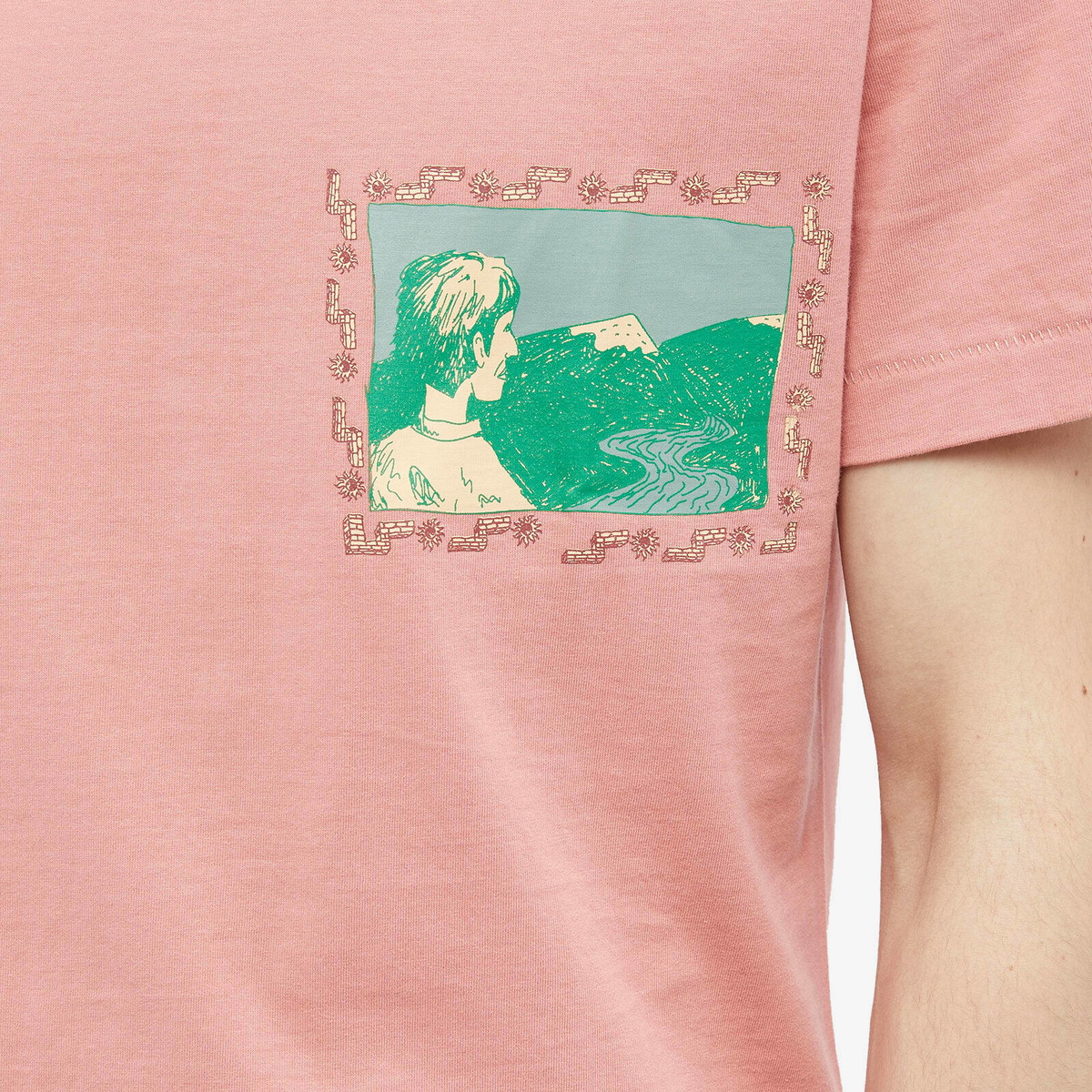 Jungles Jungles Men's Tranquilo T-Shirt in Rust Jungles Jungles