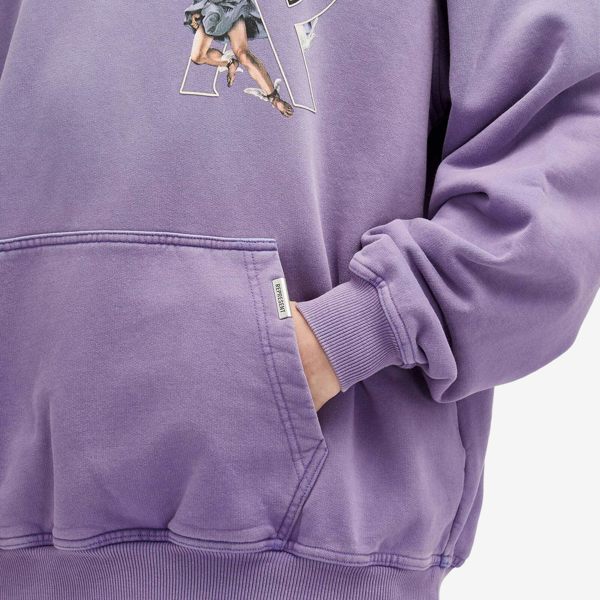 Represent Men's Hermes Hoodie in Purple Represent