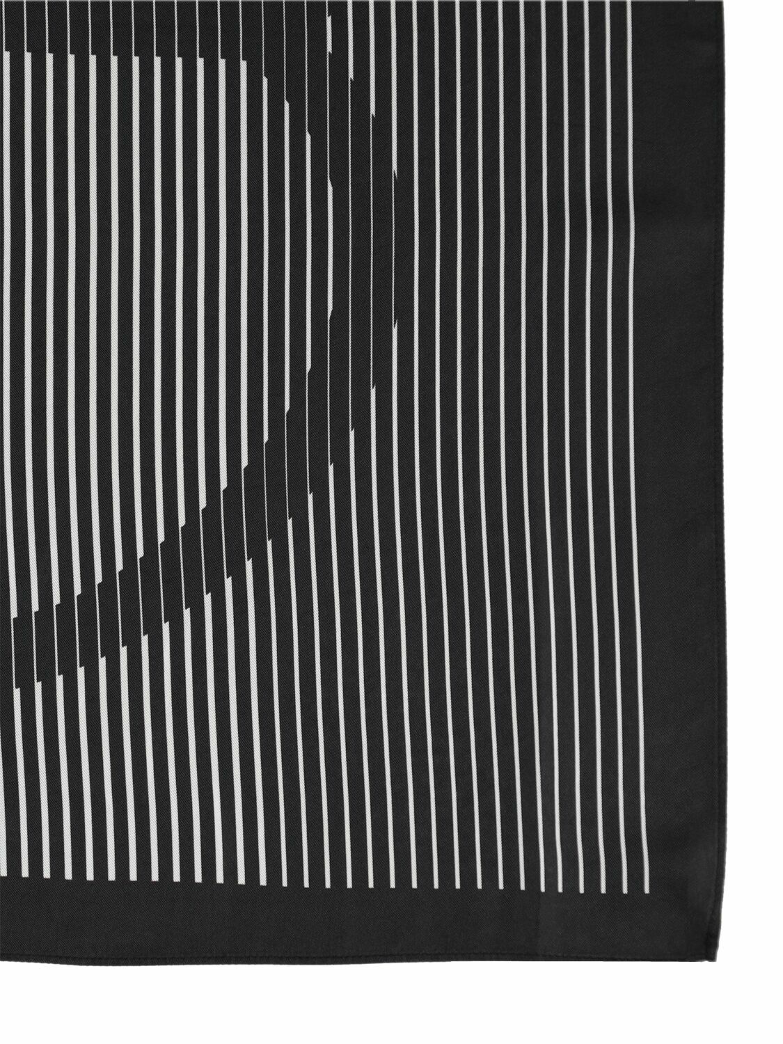 ANINE BING - Evelyn Monogram Silk Scarf ANINE BING