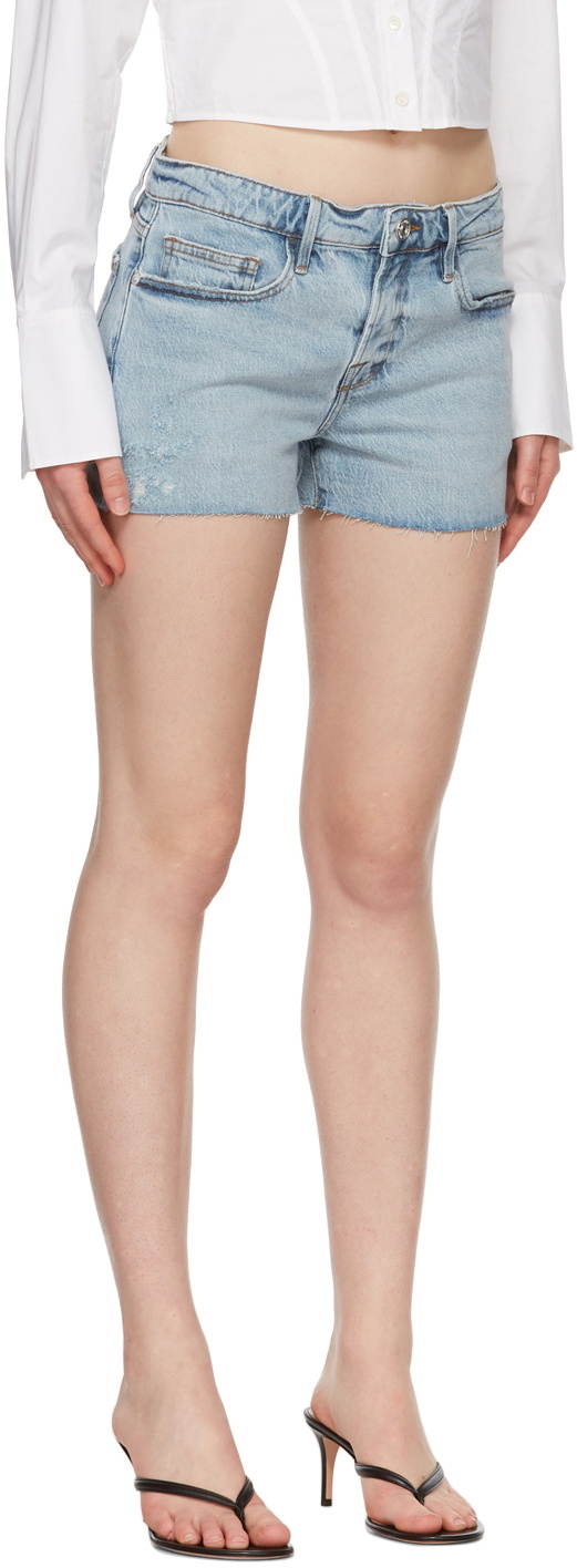 Frame Blue 'Le Grand Garçon' Shorts Frame Denim