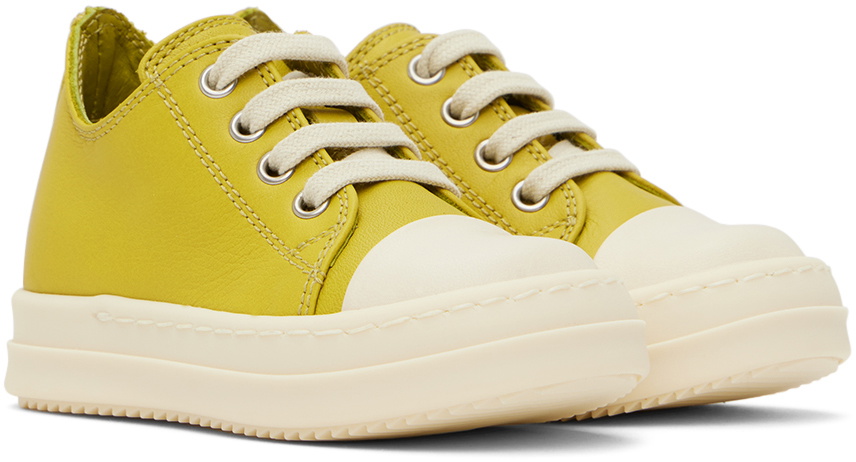 Rick Owens Baby Yellow Low Sneakers Rick Owens