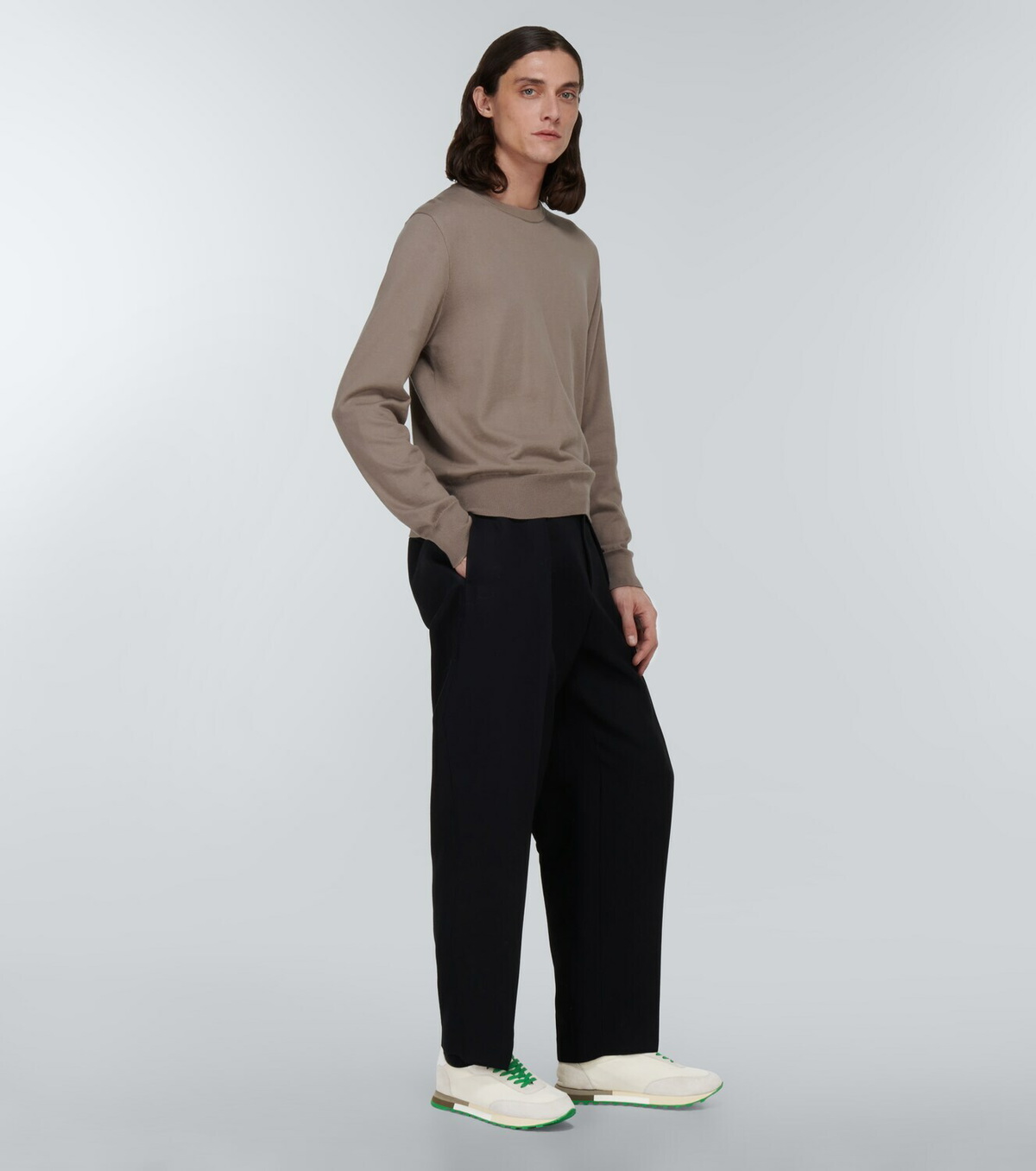 The Row Owen Runner mesh and suede sneakers The Row