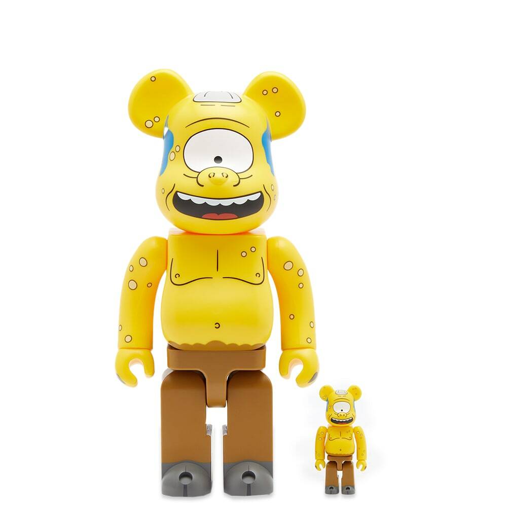 Medicom Simpsons Cyclops Be@rbrick in Yellow 100%/400% Medicom