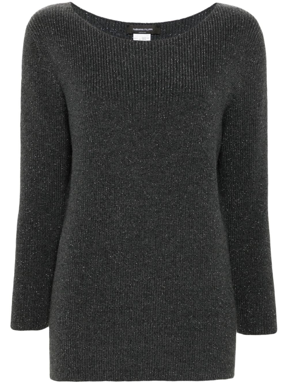 FABIANA FILIPPI - Wool Blend Boatneck Sweater Fabiana Filippi