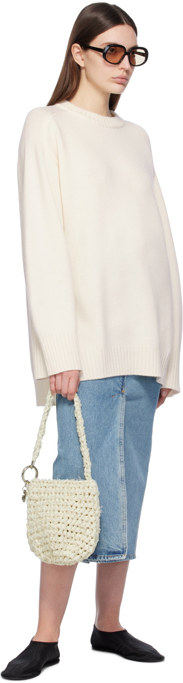 Loulou Studio Off-White Safi Sweater Loulou Studio