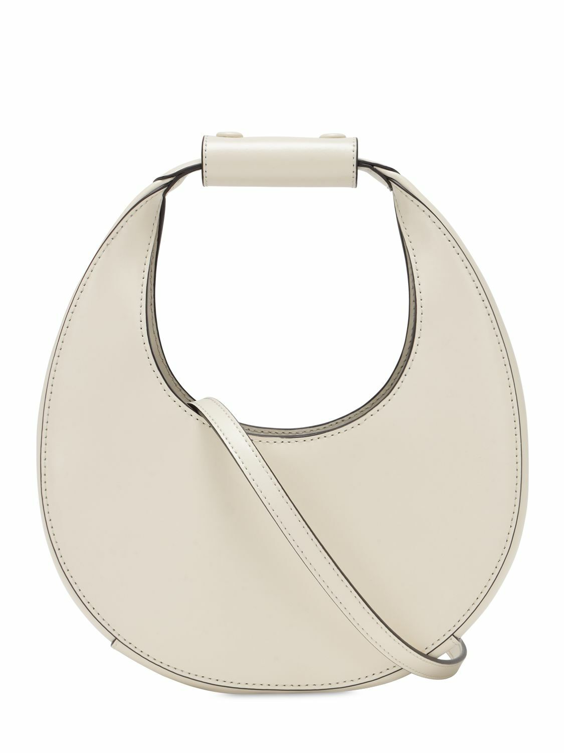 STAUD - Mini Moon Smooth Leather Bag Staud