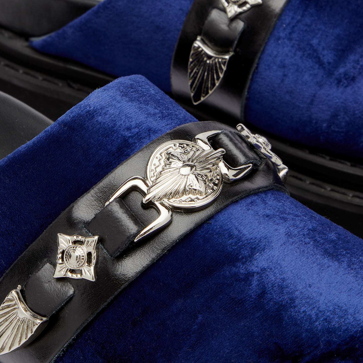 Toga Pulla Women's Padded Slides in Blue Toga Pulla