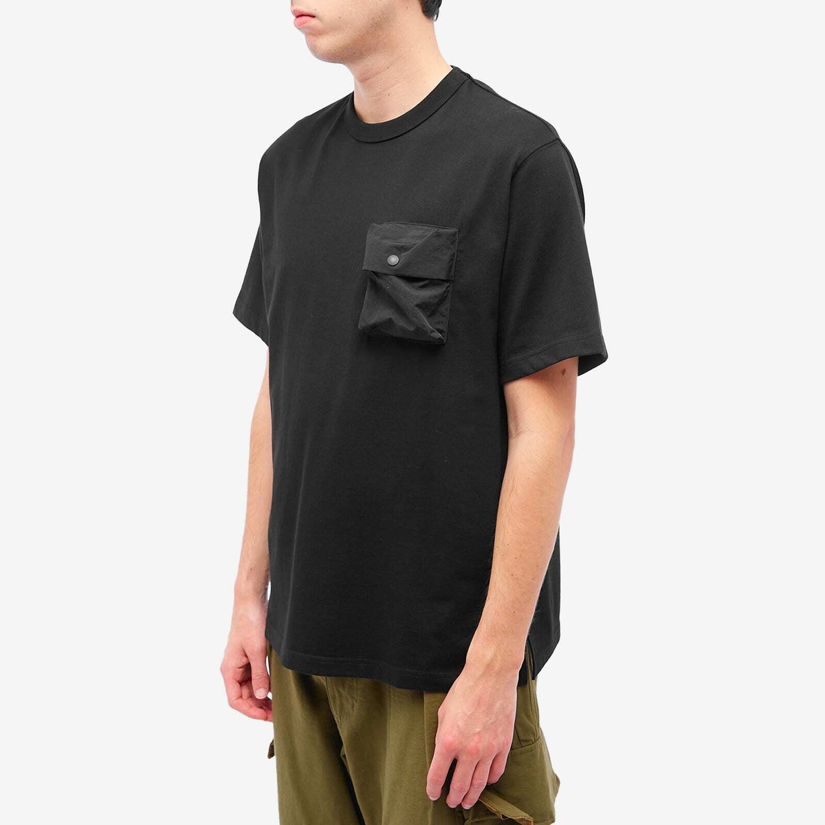 Uniform Bridge Men's M70 Pocket T-Shirt in Black Uniform Bridge